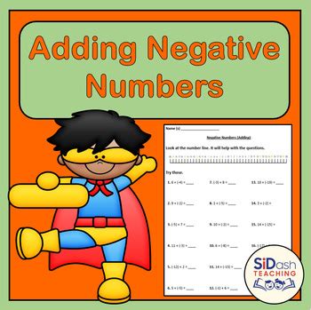 Image result for Adding with Negative Numbers Examples