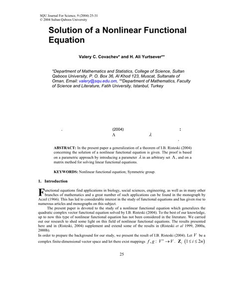 Image result for Nonlinear Functional Form