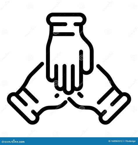 Team Collaboration Icon, Outline Style Stock Vector - Illustration of ...