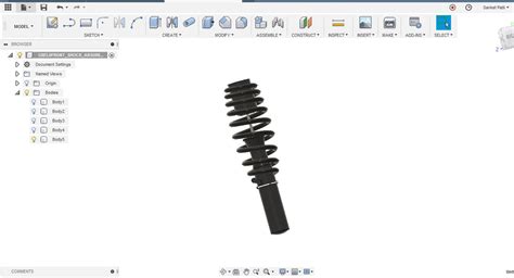 Image result for CAD Autodesk Dynamic Spring Shock