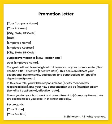 Image result for Formal Letter Format Promotion
