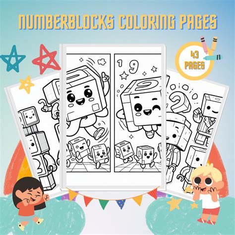 Image result for Number Blocks Color Pages