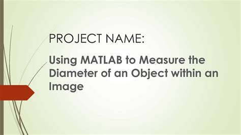 Image result for Diameter Line MATLAB