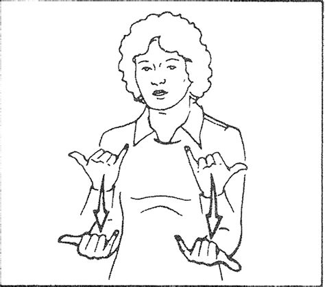 Image result for Sign Language Coloring Pages
