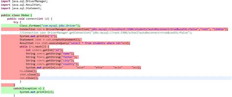 Image result for JDBC Connection in Java with MySQL Code