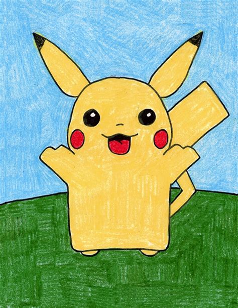 Image result for How Do You Draw Pikachu