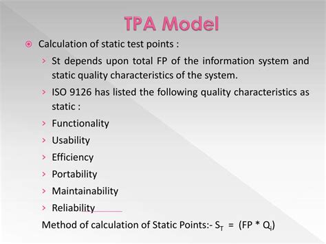 Image result for Test Point Analysis