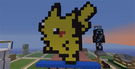 Image result for Minecraft Pixel Tutorial How to Build Pikachu Part 2 Pokemon