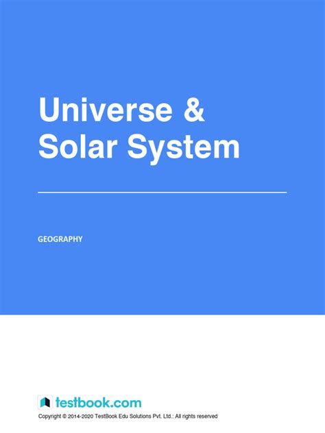 Image result for Solar System Notes PDF Download