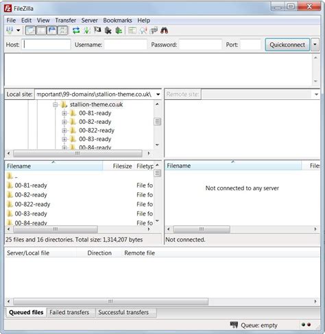 Image result for FileZilla Client Program