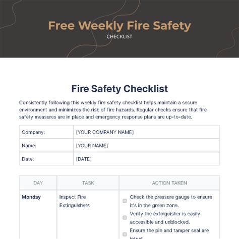 Image result for Fire Alarm Testing Weekly Checklist