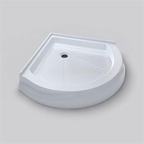 Round Acrylic shower base - KJ Bath