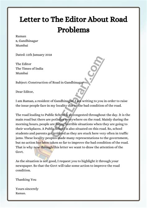 Image result for Formal Letter-Writing Examples