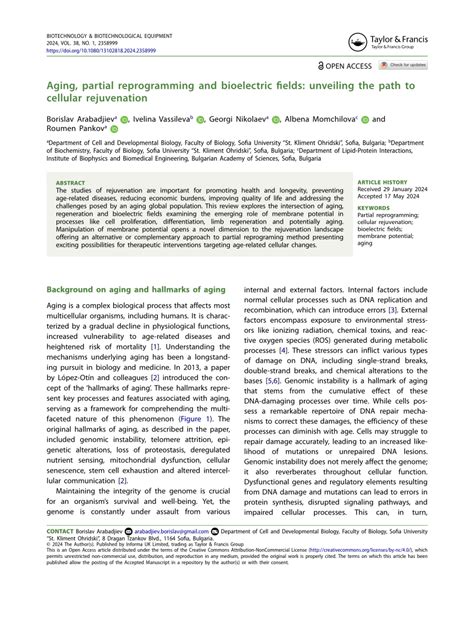 Image result for Reprogramming Aging