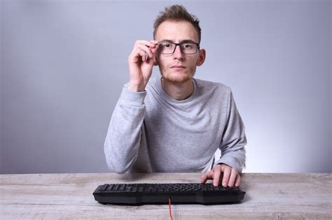 Image result for Computer Geek Typing