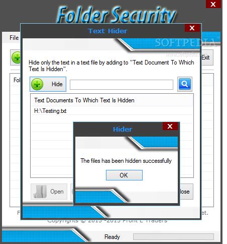 Image result for How to Create a Folder with Security Code
