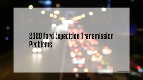 Image result for Ford Automatic Transmission Problems