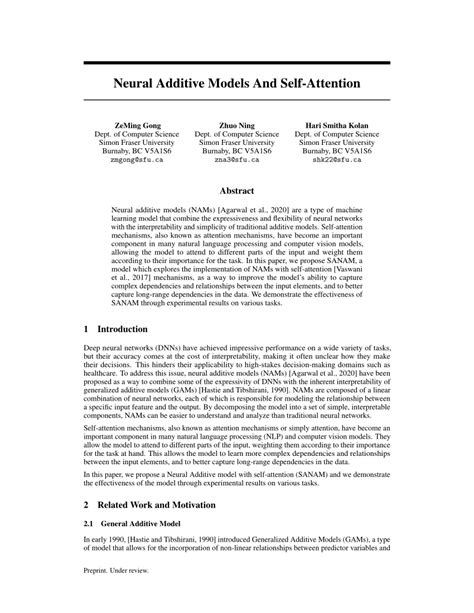 Image result for Neural Additive Models