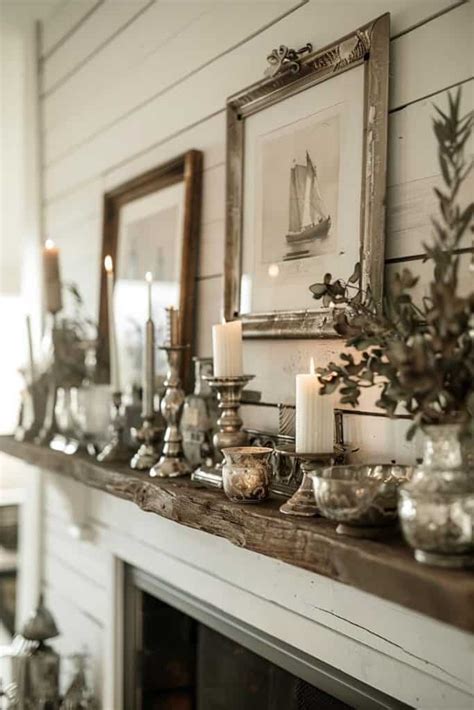 Image result for Rustic Mantel