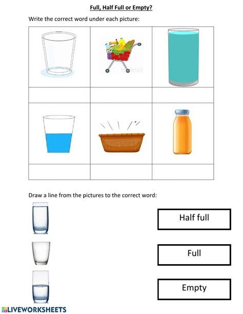 Image result for Object Lesson Half Full