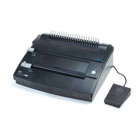 Image result for GBC Binding Machine Instructions