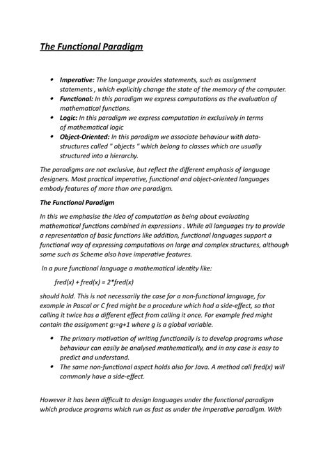 Image result for Programming paradigm Functional Programming