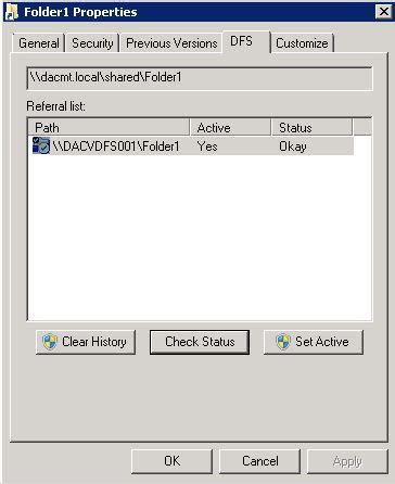Image result for DFS Status Command