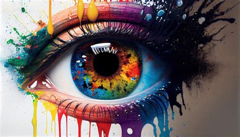 Image result for Colorful Abstract Eye Pattern