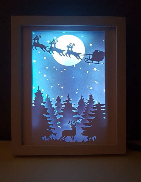 Image result for Reindeer Shadow Box Tutorial