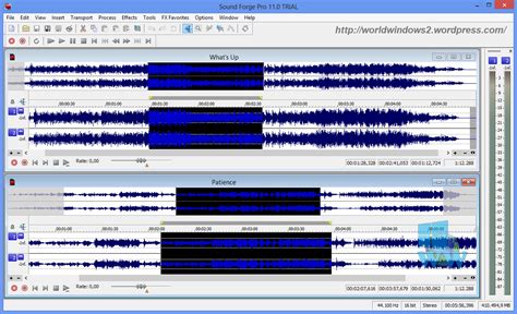 Image result for Sound Forge 16 Window