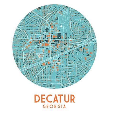Image result for Decatur GA Map