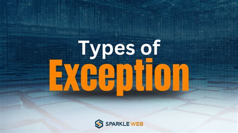 Image result for Define Exception and Its Types