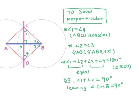Construction: Perpendicular Bisector - Expii