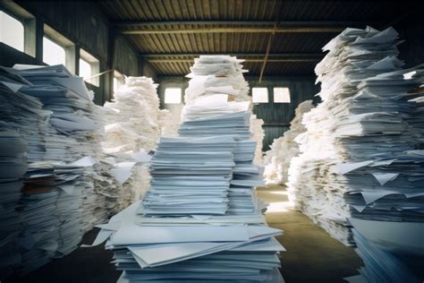 Image result for Stack of Paper by Computer