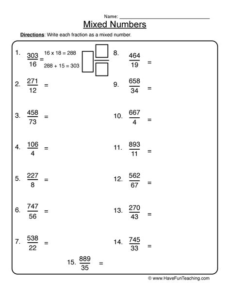 Image result for Mixed Numbers Fractions Lessonade