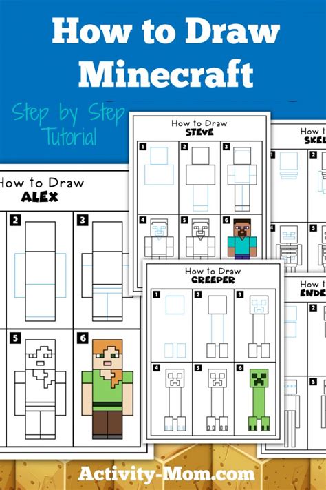 Image result for Drawing Minecraft Tutorial