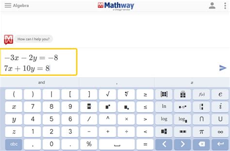Image result for Mathway User Interface