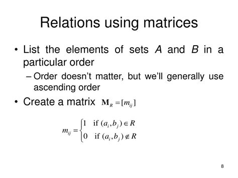 Image result for Representing Relations Using Matrices