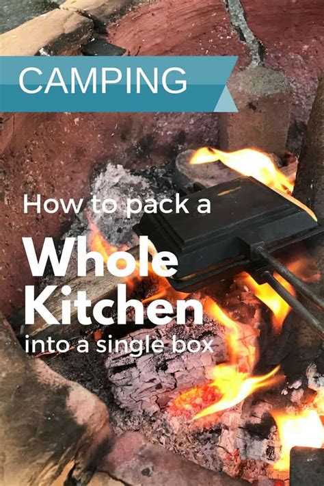 Image result for Building a Kitchen Camping Box