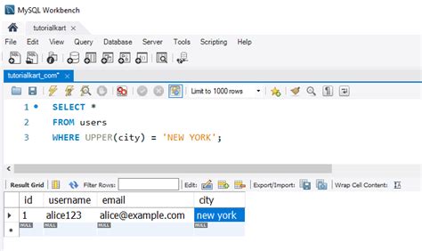 Image result for Case-Insensitive Query in MySQL