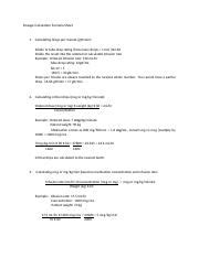 Image result for Drug Calculation Formula Drops per Minute