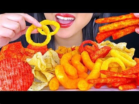 ASMR CHIPS 10 DIFFERENT FLAVORS *EXTREME CRUNCH (MUKBANG) Eating Sounds ...
