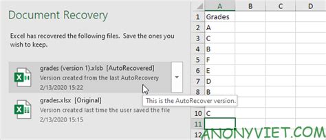 Image result for AutoRecover