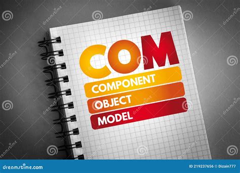 Image result for Component Object Model Example