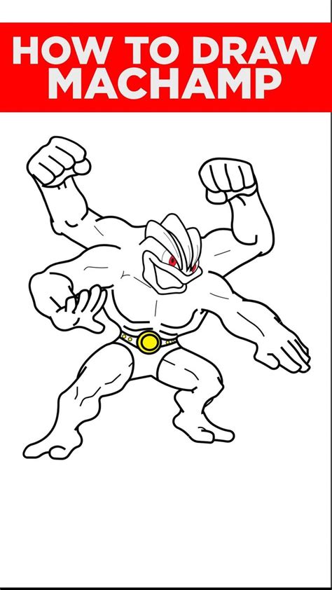 Image result for Machamp Drawing