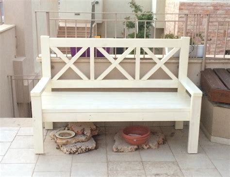 Patio Bench Plans, Rustic Bench Plans, Weekend Project Plan, Digital ...