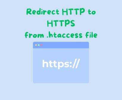 Image result for Htaccess File Example Redirect Http to Https