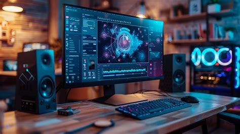 Image result for Tech Workspace with Coding Overlay