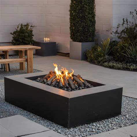 Image result for Rectangular Outdoor Fire Pit