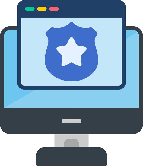 Image result for Police at Computer Work Icon